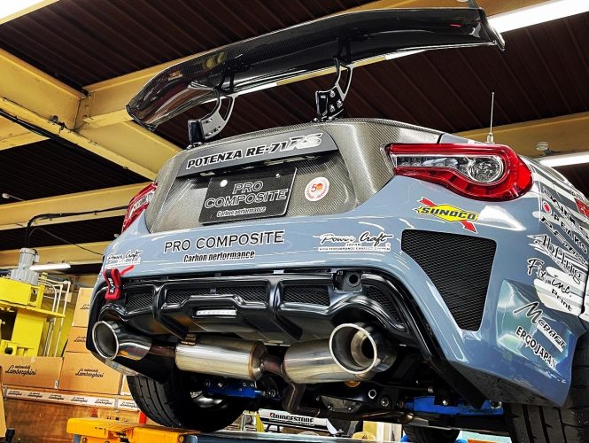 トヨタ 86 ZN6 スワンタイプ GTウィング | プロコンポジット | エアロパーツ企画製造のPRO COMPOSITE